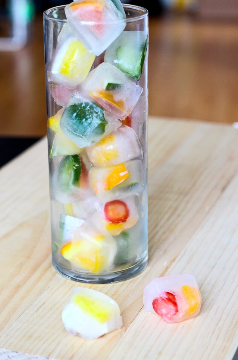 DIY Flavoured Ice Cubes The Girl On Bloor