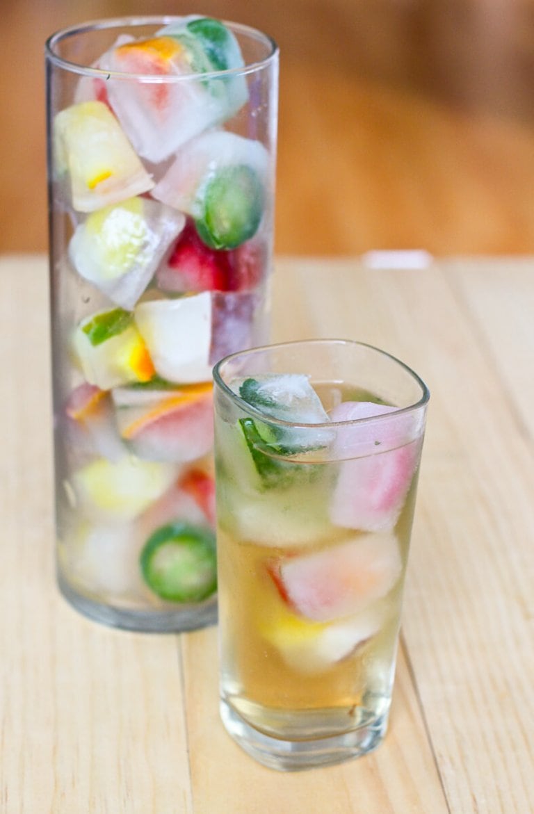 DIY Flavoured Ice Cubes - The Girl on Bloor