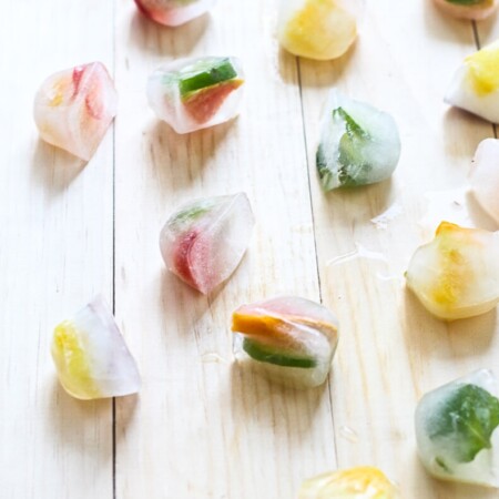 DIY Flavoured Ice Cubes - The Girl on Bloor
