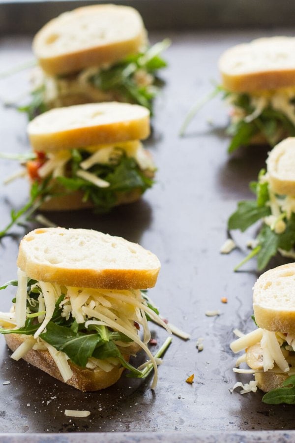 Mini Grilled Cheese Sandwich Appetizers - The Girl on Bloor