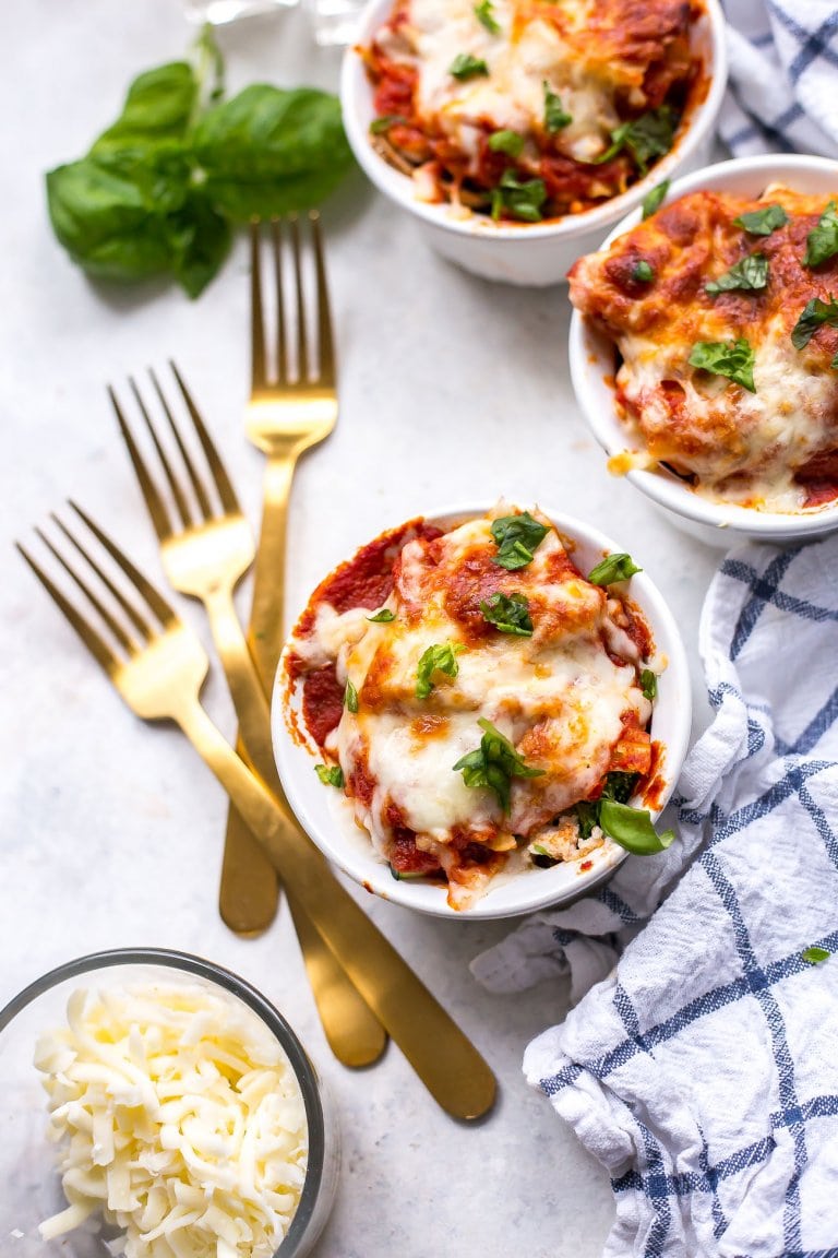 Super Easy Mini Vegetable Lasagna Cups - The Girl on Bloor