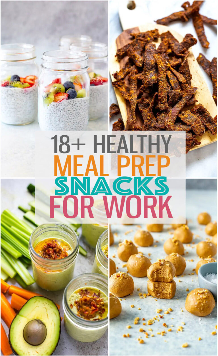 18+ Healthy Snacks for Work {Meal Prep} - The Girl on Bloor