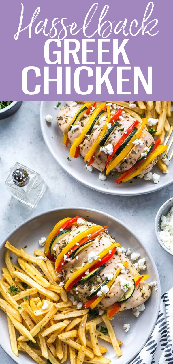 Baked Hasselback Greek Chicken - The Girl on Bloor