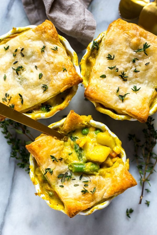 Mini Chicken Curry Pot Pies - The Girl on Bloor