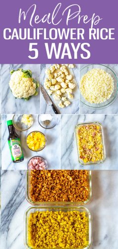 How to Make Cauliflower Rice 5 Ways - The Girl on Bloor