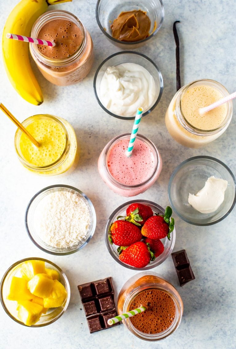Best Protein Shake Recipes {5 Flavours} - The Girl on Bloor
