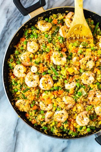 The Best Cauliflower Fried Rice (Low Carb!) - The Girl on Bloor