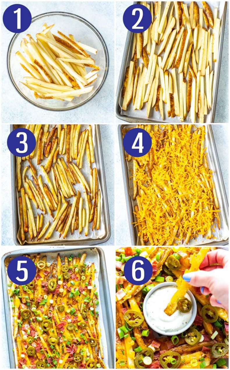 Copycat Chili's Texas Cheese Fries {Oven-Baked} - The Girl on Bloor