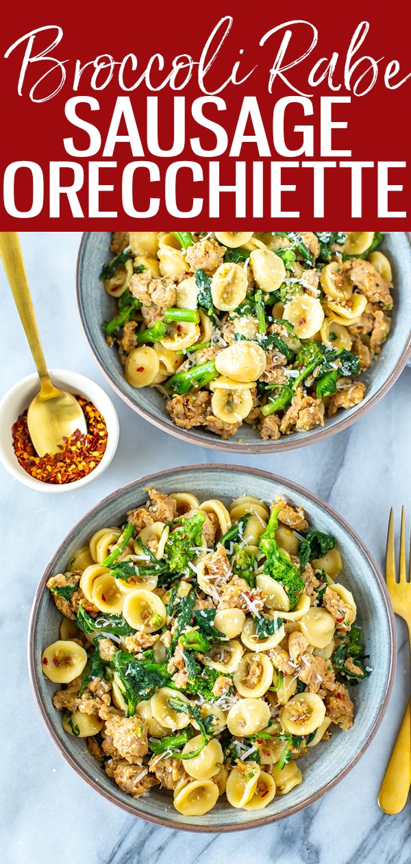 Orecchiette with Sausage and Broccoli Rabe - The Girl on Bloor