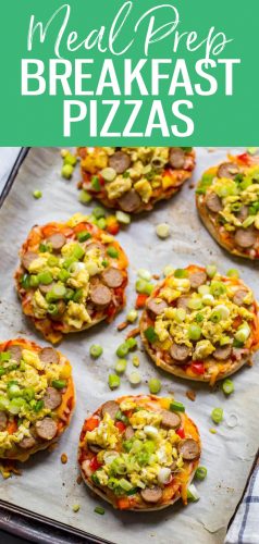 Freezer-Friendly Mini Breakfast Pizzas | The Girl on Bloor
