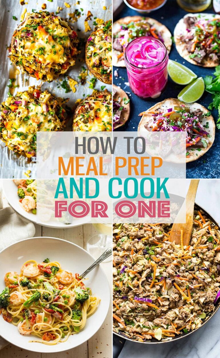 Meal Prep for One {Cooking for One Recipes} - The Girl on Bloor