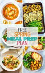 Free Spring Meal Prep Plan {Easy Recipes} - The Girl on Bloor