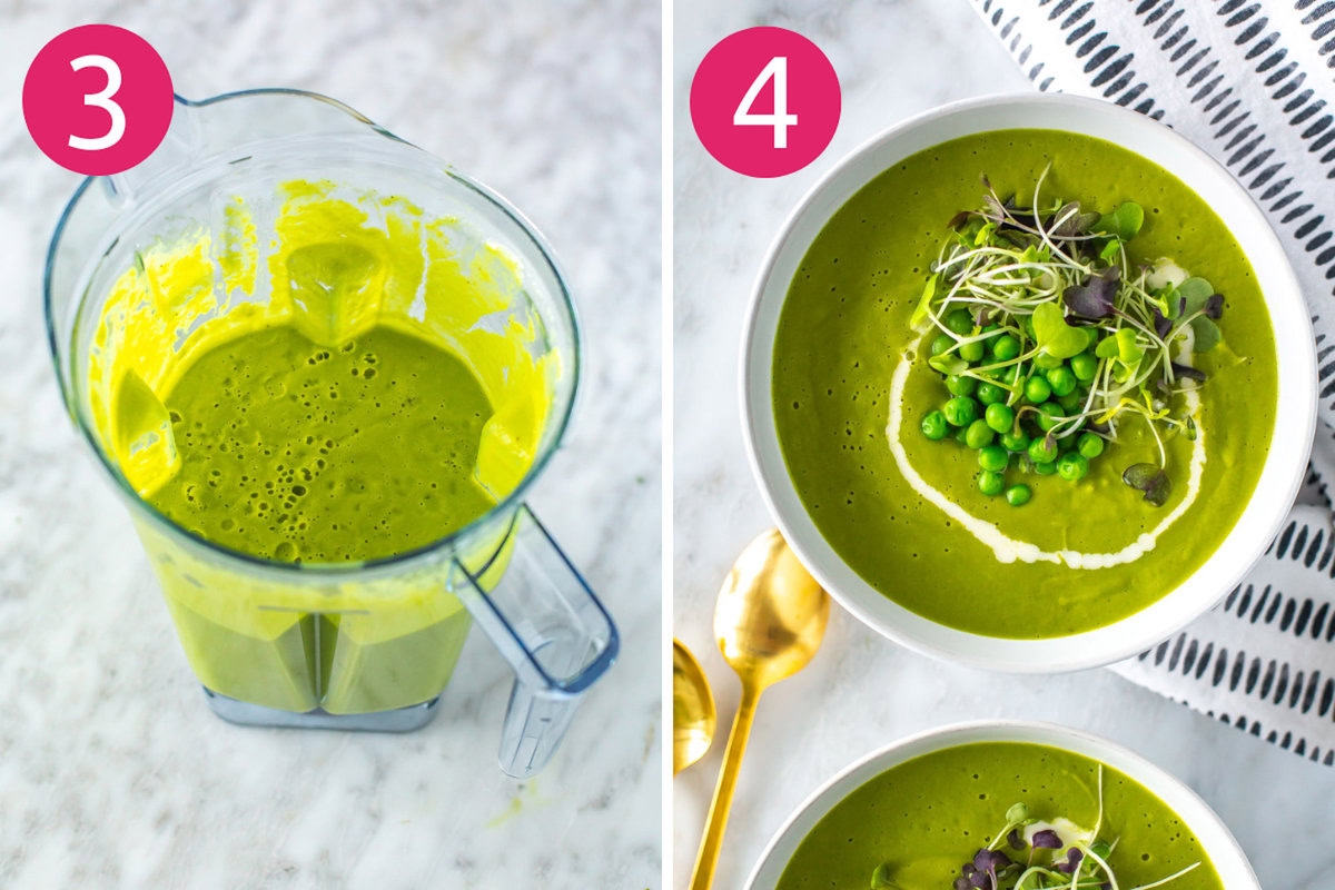 Spring Green Pea Soup {Fresh & Healthy} - The Girl on Bloor