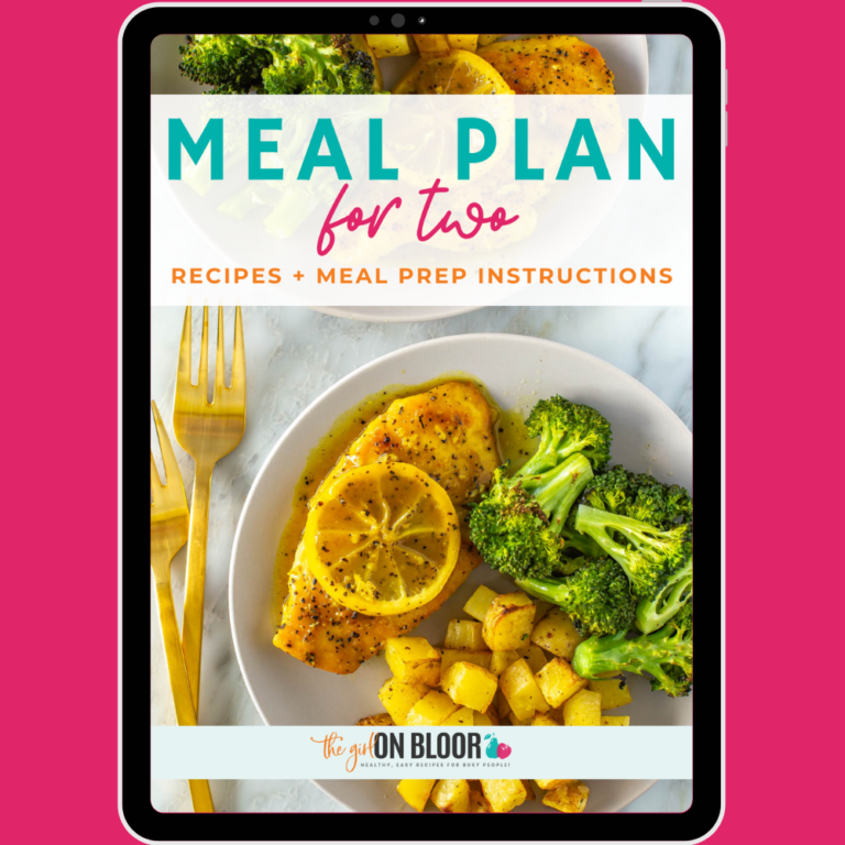 Cooking for Two Recipes + Meal Plan - The Girl on Bloor