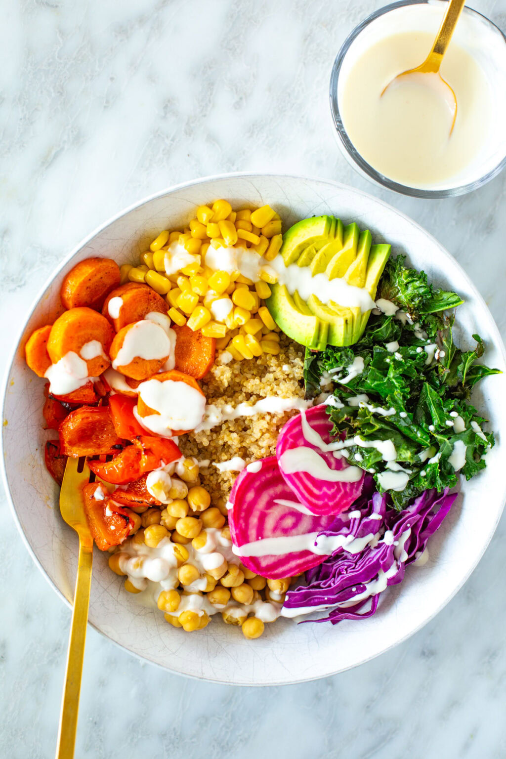 Ultimate Rainbow Veggie Bowl - The Girl on Bloor