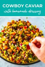 Ultimate Cowboy Caviar {Best Dressing!} - The Girl on Bloor