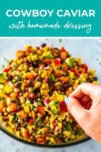 Ultimate Cowboy Caviar {Best Dressing!} - The Girl on Bloor