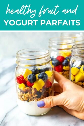 Healthy Fruit and Yogurt Parfaits {Meal Prep} - The Girl on Bloor