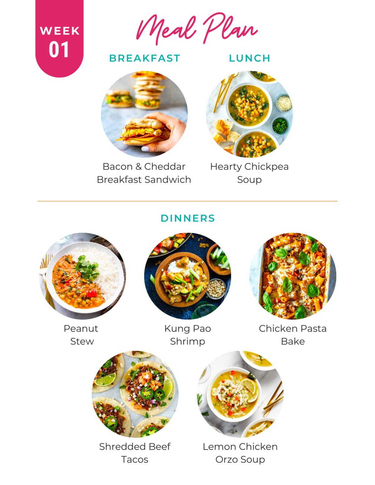 4-Week Winter Meal Plan - The Girl on Bloor