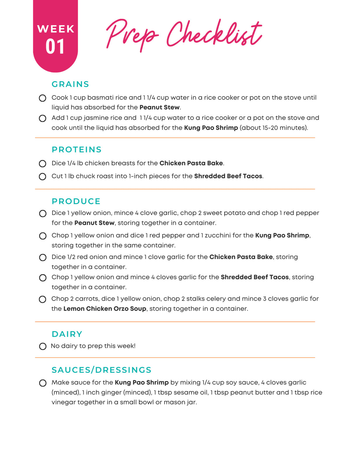 4-Week Winter Meal Plan - The Girl on Bloor