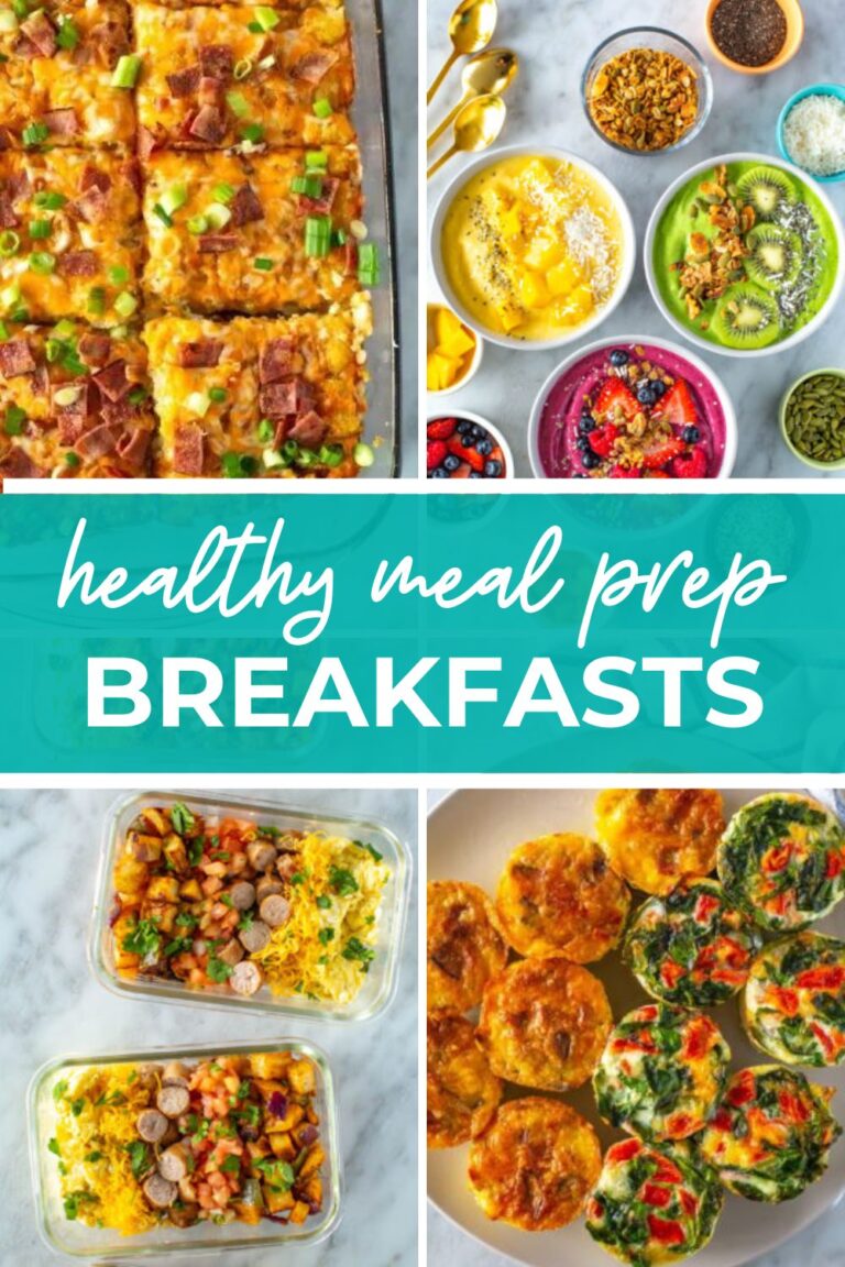 Healthy Breakfast Meal Prep Recipes - The Girl on Bloor