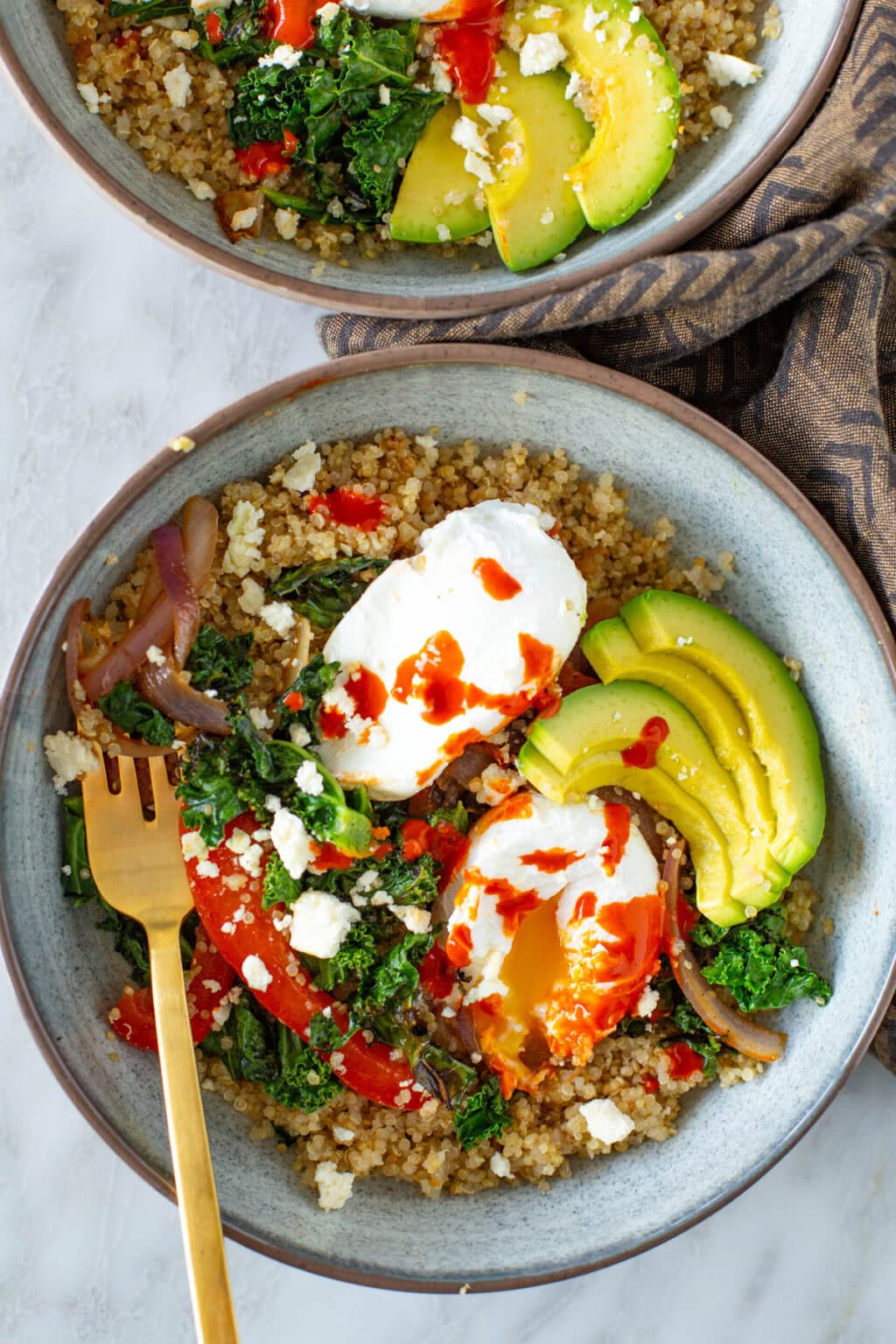Savory Quinoa Breakfast Bowl - The Girl on Bloor
