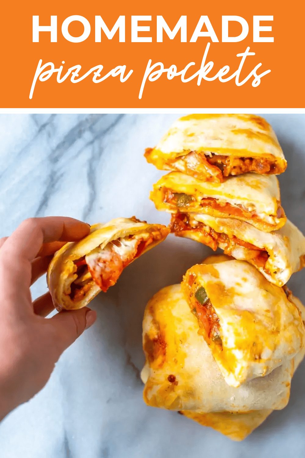 Easy Homemade Pizza Pockets - The Girl on Bloor