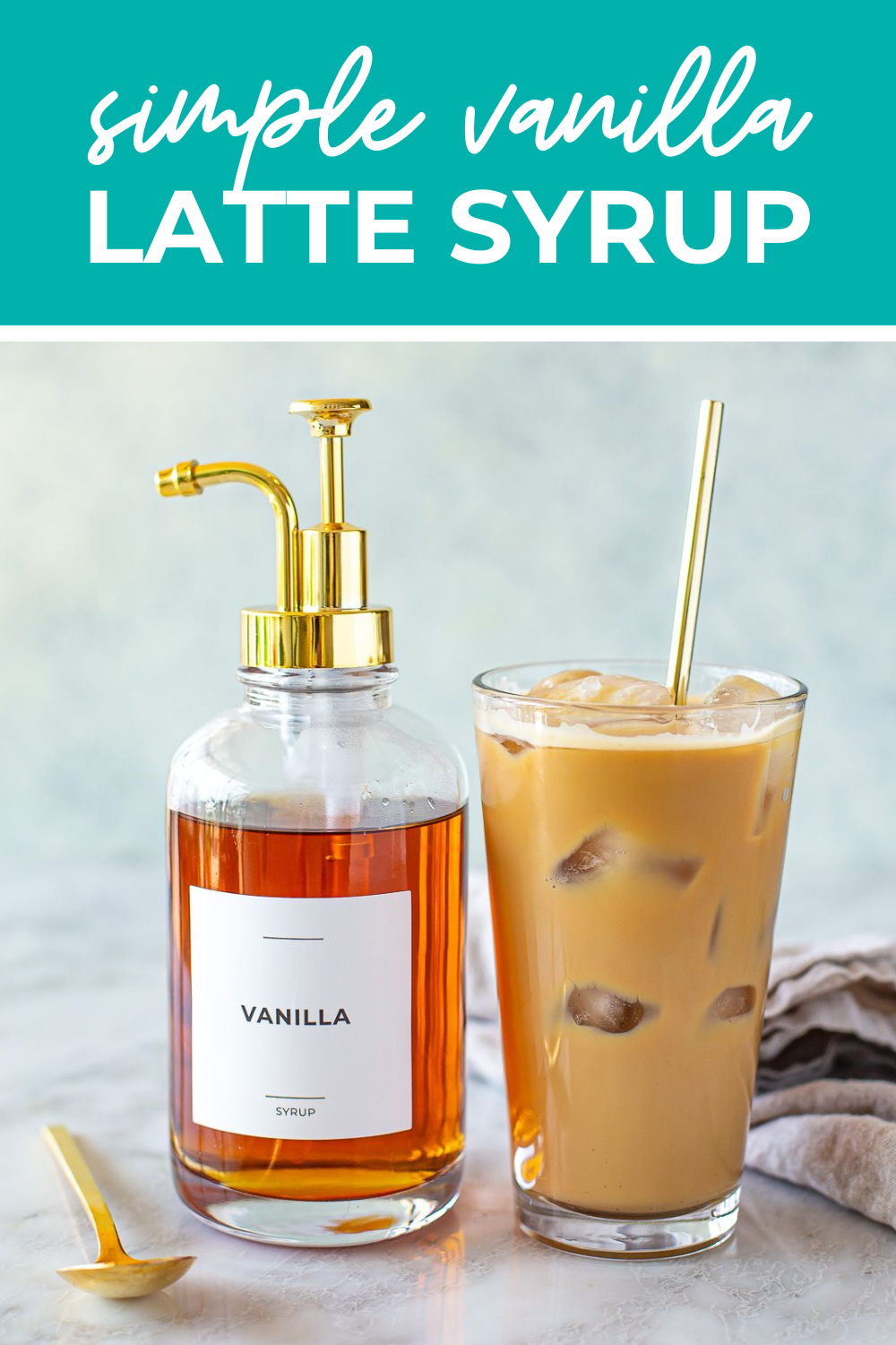 Easy Vanilla Syrup {for Iced Coffee!} - The Girl on Bloor