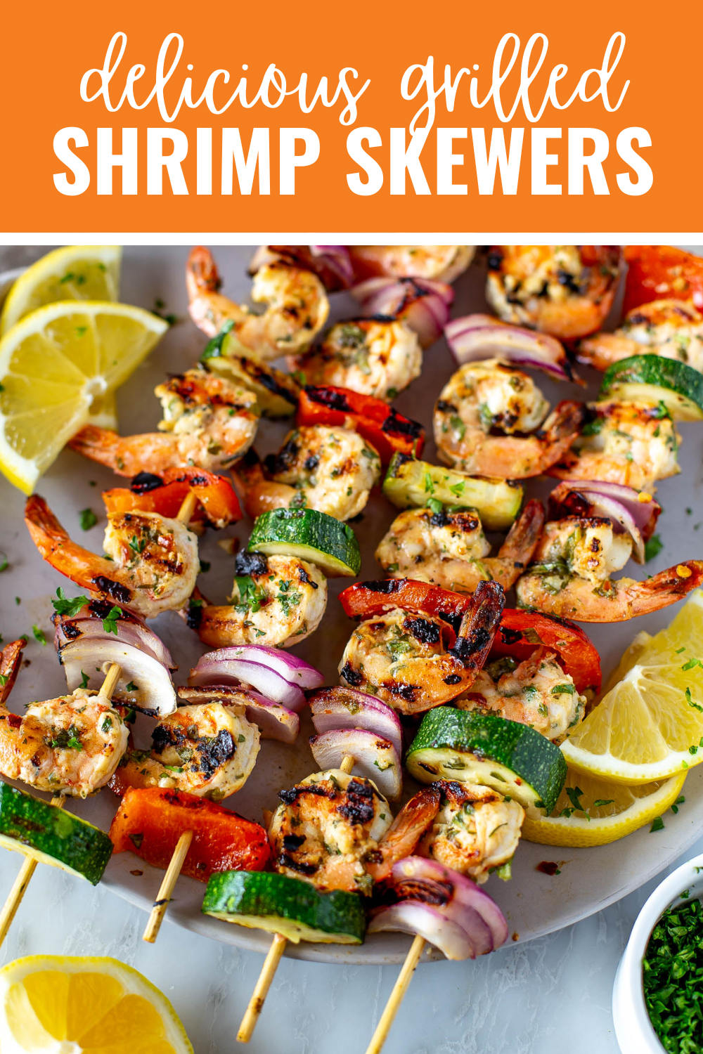 Shrimp Skewers (Best Marinade!) - The Girl on Bloor